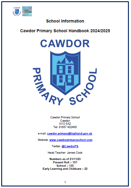 Handbook – Cawdor Primary School