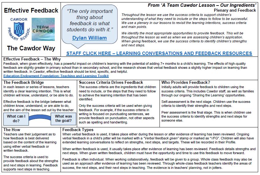 What Does Effective Student Feedback Look Like Part 1